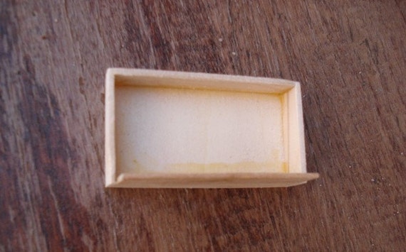 unfinished wood matchbox SHRINE