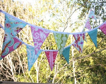 Pastel Vintage Bunting Flag Banners. Wedding by StarlitNestGifts