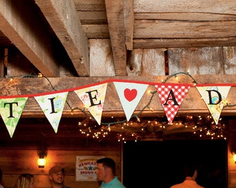 Personalized Custom Bunting Flag Decoration. by StarlitNestGifts