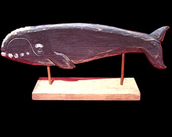 Madera tallada ballena | Etsy