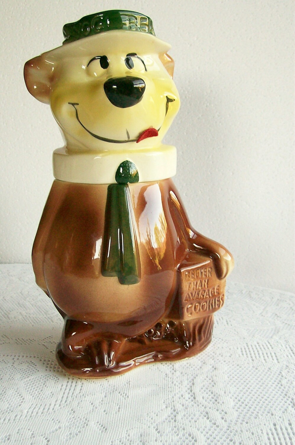 Cookie Jar Vintage Yogi Bear Cartoon Rare Collectible 1961