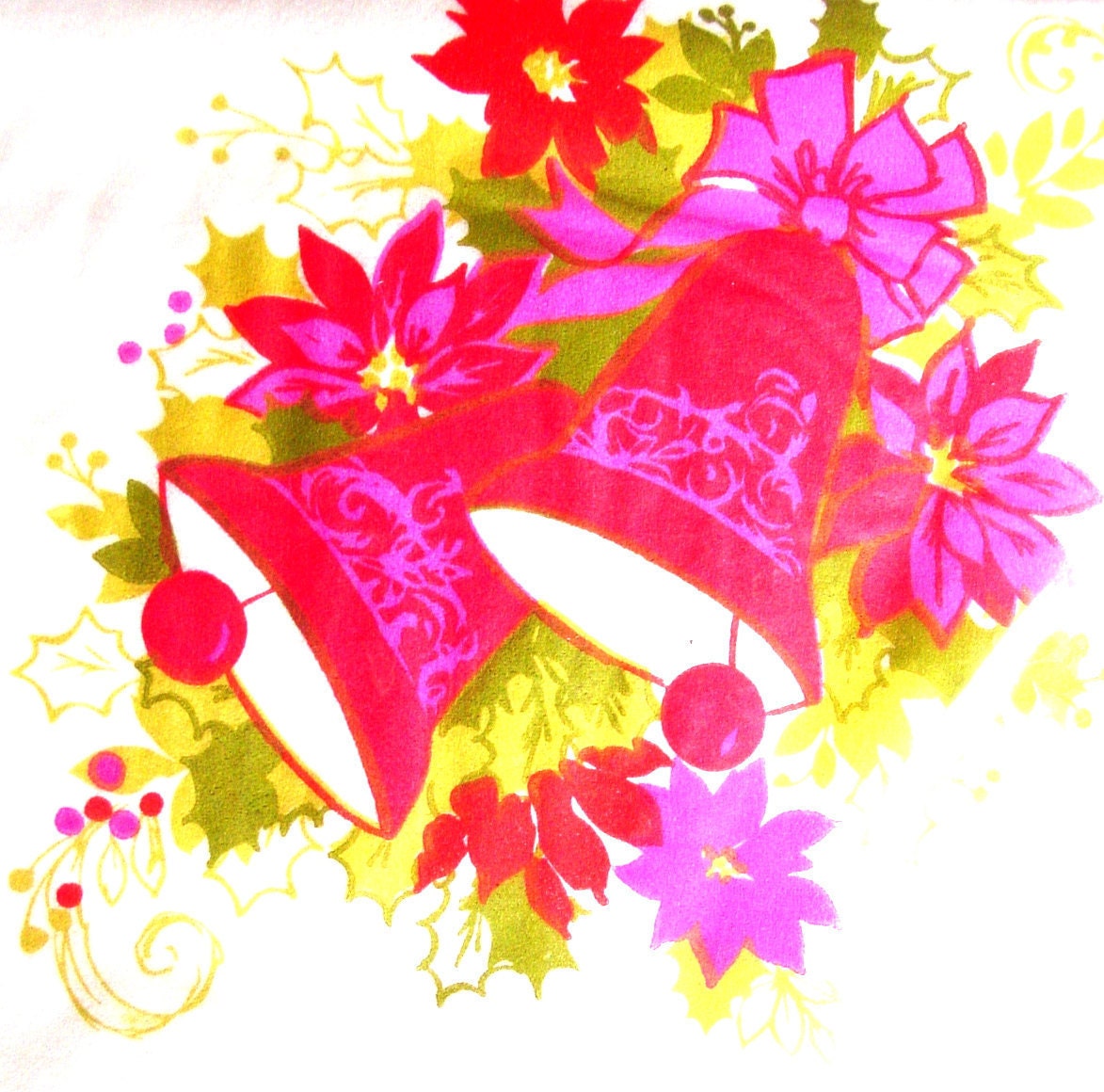 Retro Wedding Bells Paper Napkins, Set of 20 New in Package 7″ Square ...