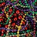 Mardi Gras Beads: a colorful fine art by UninventedColors on Etsy