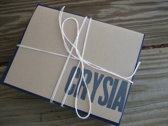 custom letterpress stationery set of 50 cards