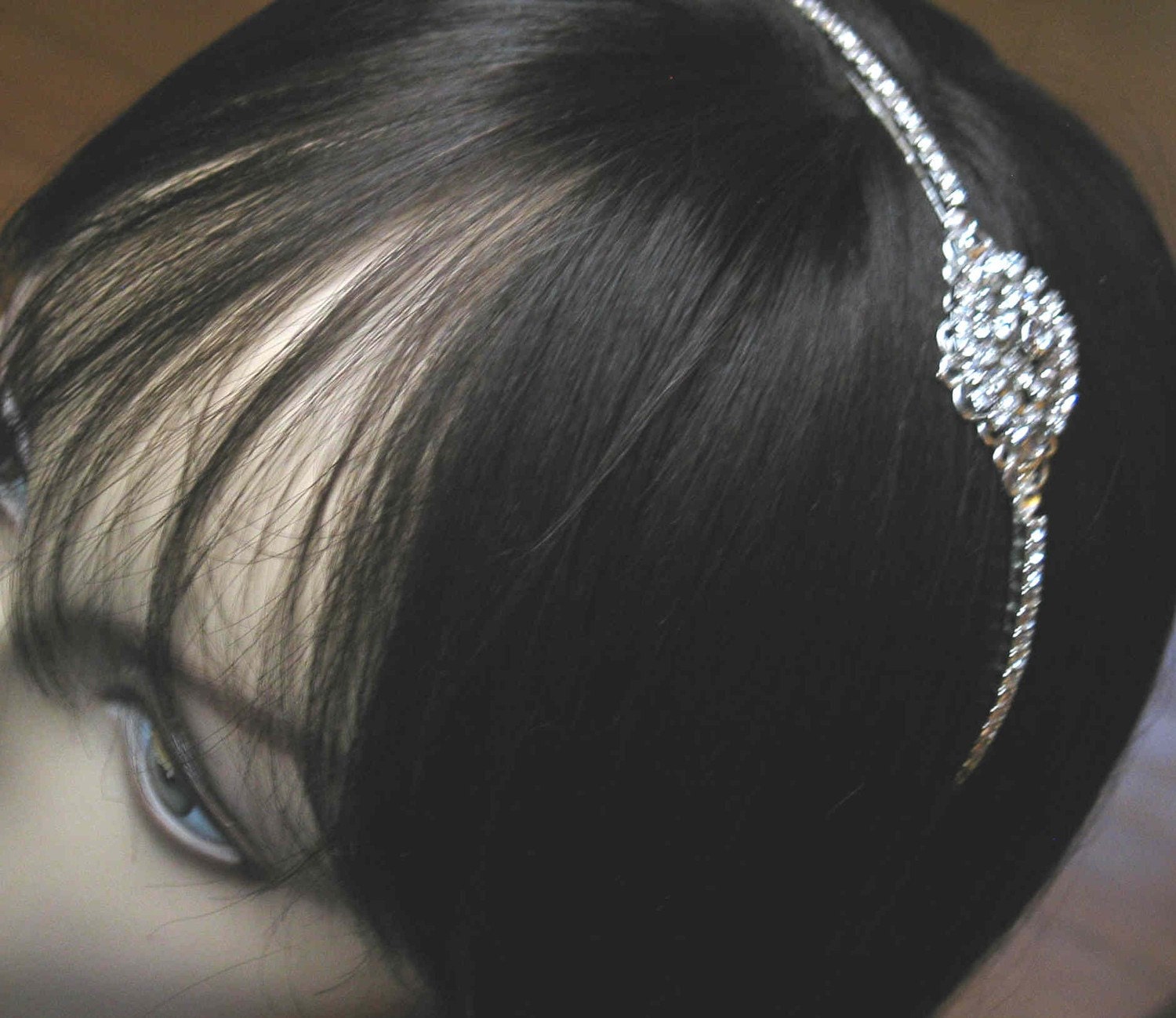 Bridal Crystal Headband Bridal Hair By Ninareneedesigns On Etsy