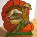 Stained Glass Turkey Thanksgiving Decoration Turkey Suncatcher
