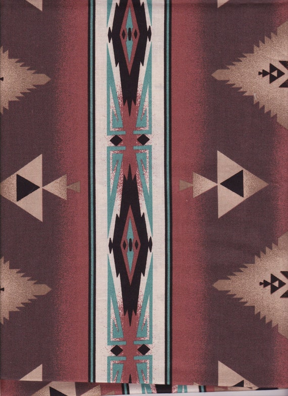 NATIVE AMERICAN STYLE Fabric 1 Yard