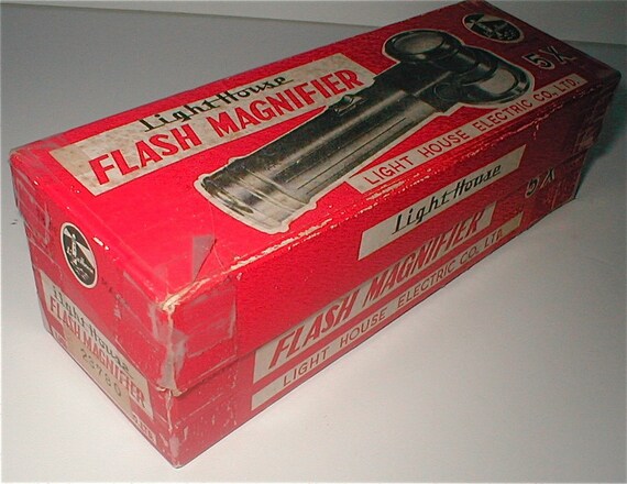 Light House Flash Magnifier Fancy Flashlight with a