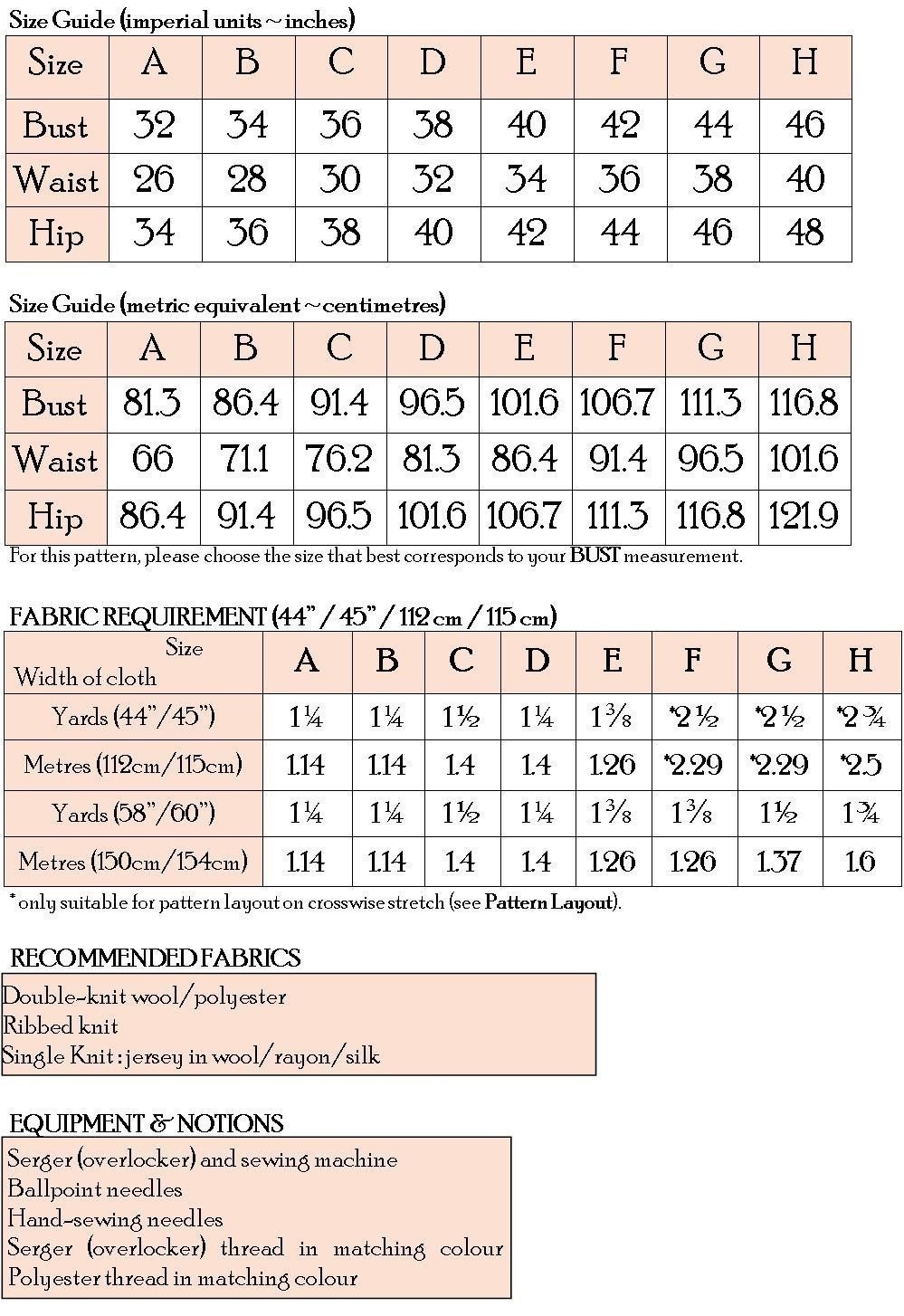 Paper Sewing Pattern for Women Marilyn's LBD by TheMeasuringTape