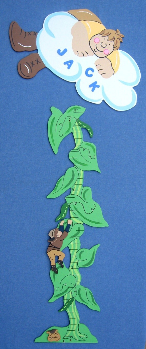 JACK AND THE BEANSTALK GROWTH CHART/MURAL by STORYTIME WALLS