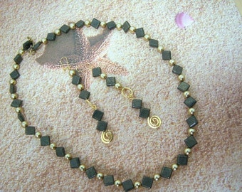 Popular items for iron pyrite necklace on Etsy