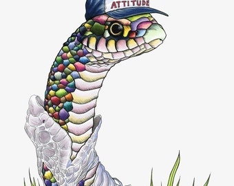 Rainbow snake | Etsy