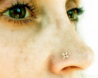 Star nose ring | Etsy