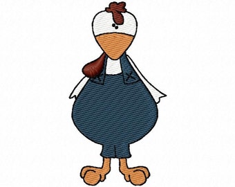 Chicken embroidery | Etsy