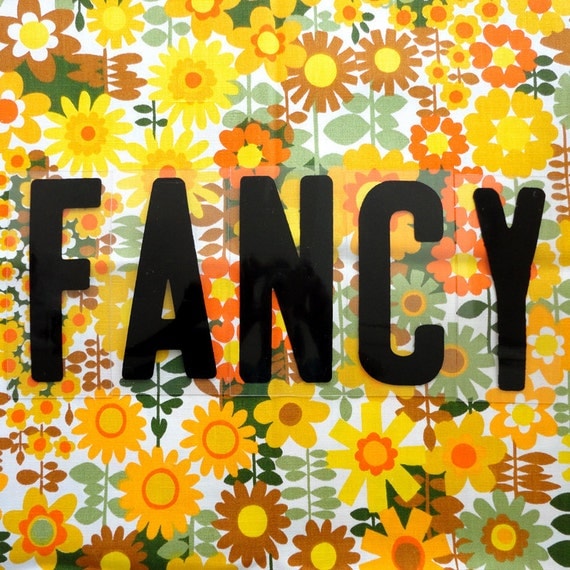 Items similar to FANCY in Plastic Sign Letters on Etsy