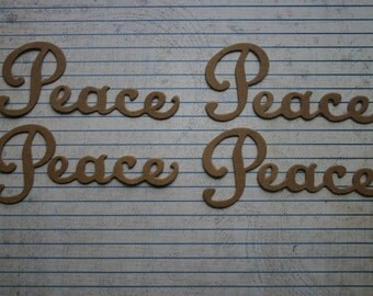 Peace script | Etsy