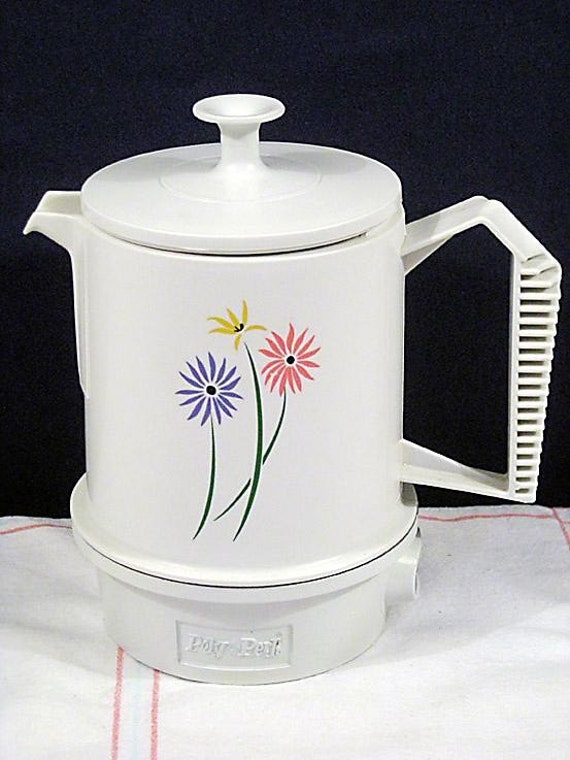 Vintage Regal 4 Cup Poly Perk Coffee Maker Percolator Pot