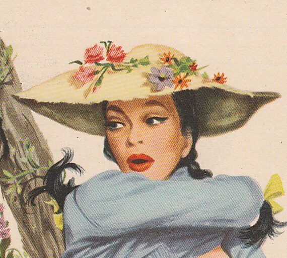 Vintage Esquire J. Frederick Smith Pin-Up Girl Calendar Page