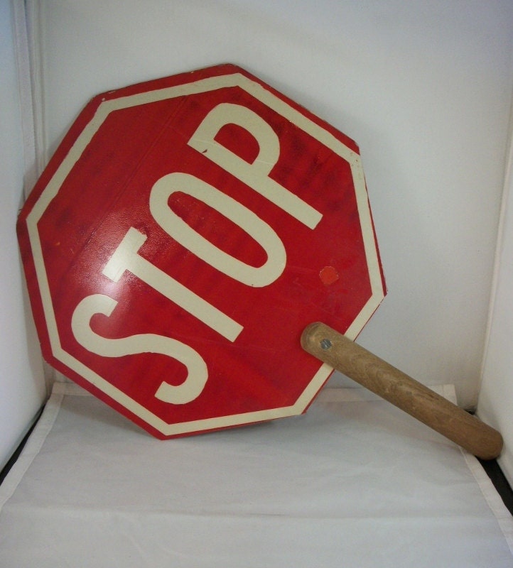 Crossing Guard Stop Sign Handmade Crossing Guard Sign