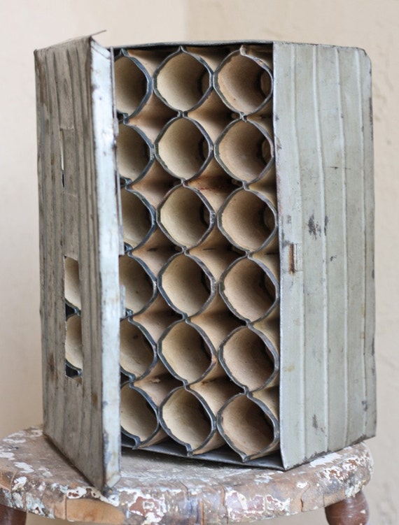 Vintage Metal Egg Box