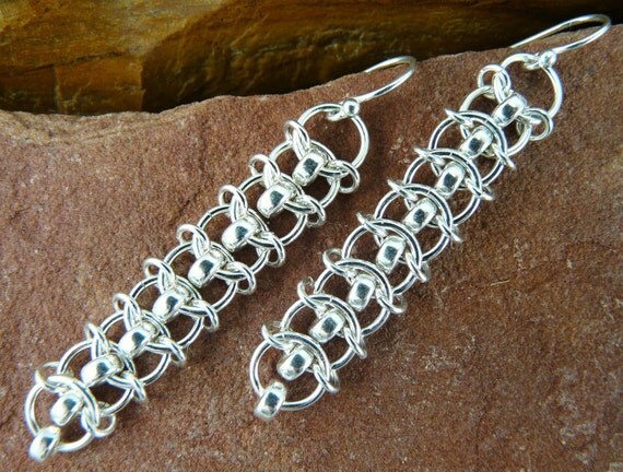 Centipede Chainmaille Earring Tutorial pdf