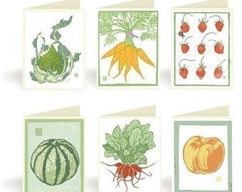 Popular items for block printed cards on Etsy