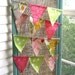 Fabric Flags Fabric Pennant Kid's Room Flag by tracyBdesigns