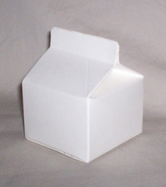 Half Pint Milk Dairy Cartons Bath Product Containers 48