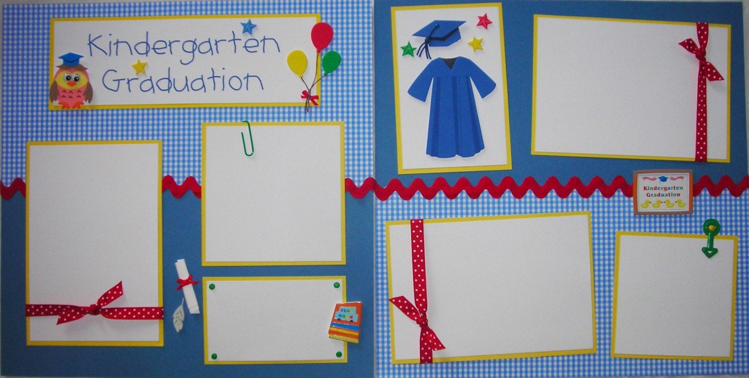 Preschool Graduation Scrapbook Pages