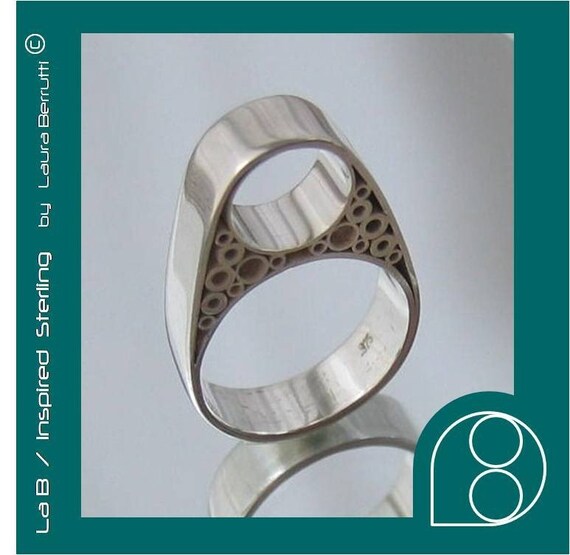 Sterling Ring Tube-In-Tube