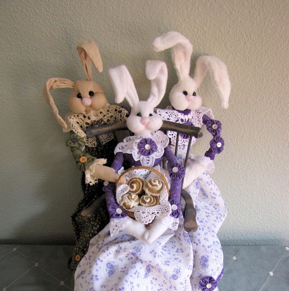 PDF Pattern Primitive Bunny Doll soft sculpture by MotherlodeToad