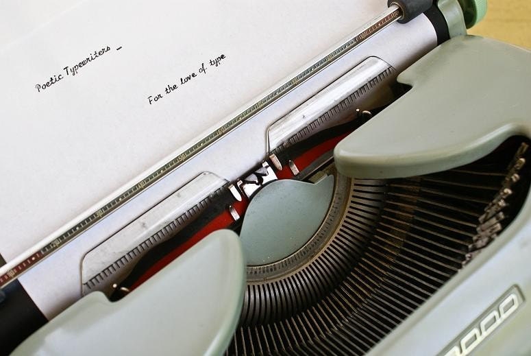 CURSIVE Font 1950s Hermes 3000 Script Typewriter