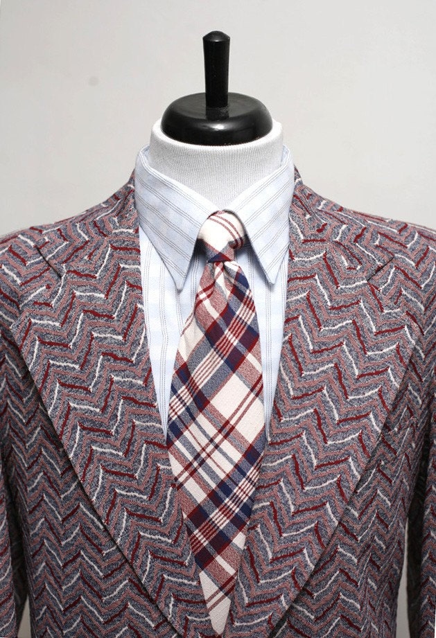 WILD and CRAZY Vintage Sport Coat sz 40 by BrightWall on Etsy