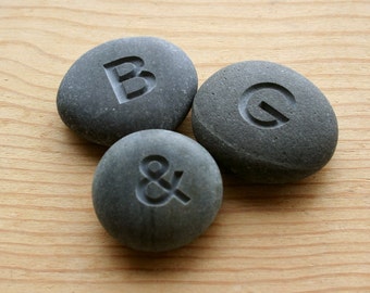 Custom Oathing Stone for wedding or commitment by sjengraving