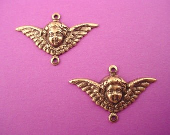 Unique gold cherub charm related items | Etsy