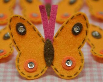 Felt butterfly | Etsy