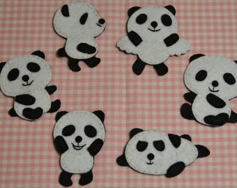 Felt panda | Etsy