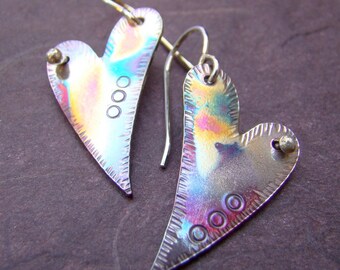 Colorful heat patina | Etsy