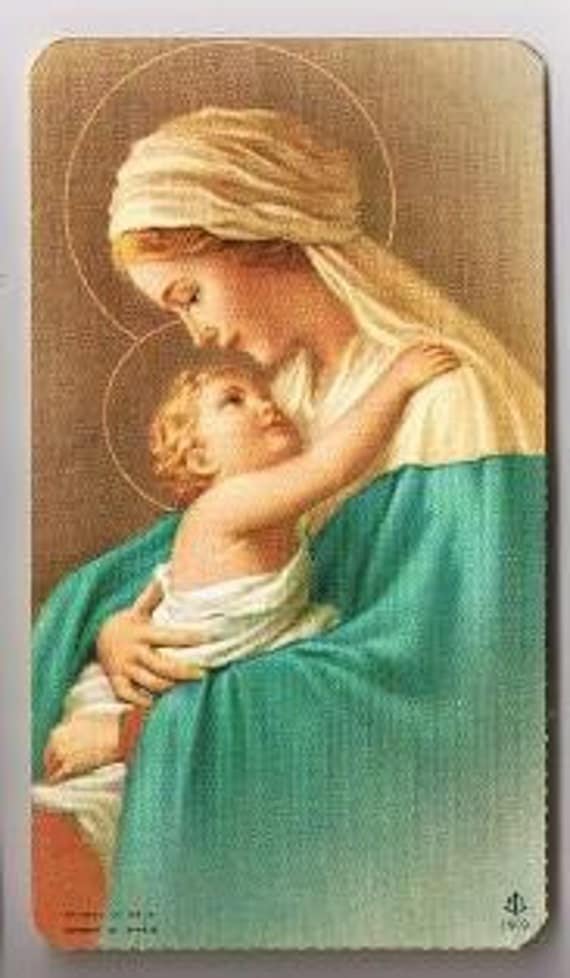 Vintage Victorian Prayer Cards 1958 Good Shepherd Made in