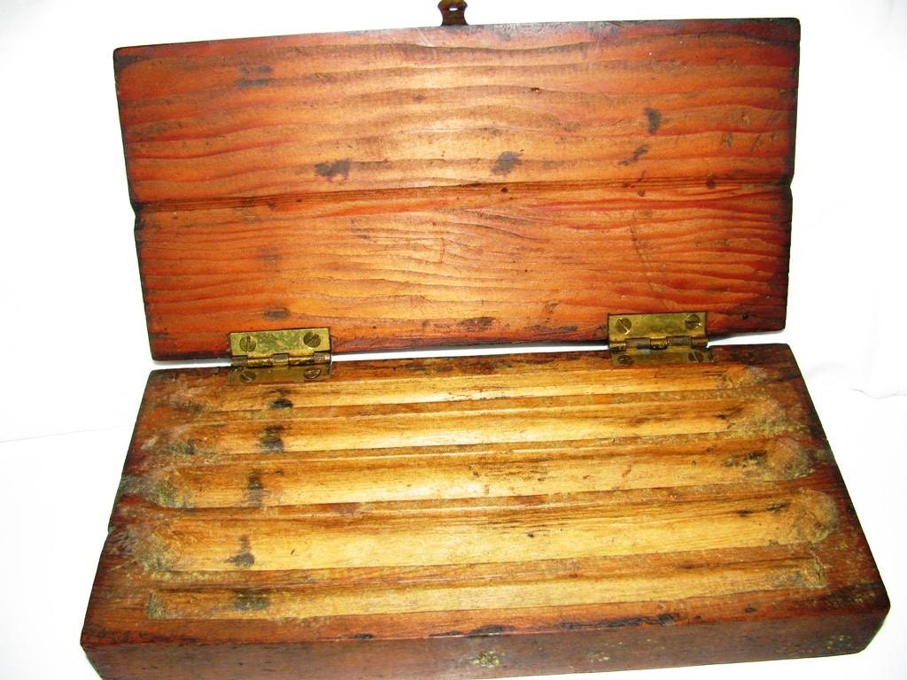Vintage 1880's Wood Cigar Tobacco Press Box for Cigars