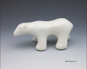 Items similar to Polymer clay polar bear on Etsy