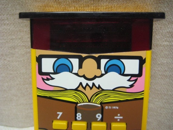 Vintage Little Professor 1976 Calculator Texas Instruments TI