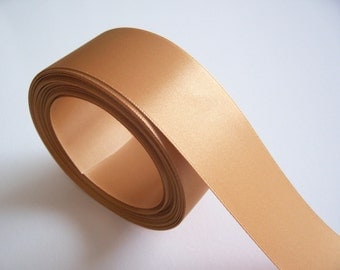 Gold satin ribbon | Etsy