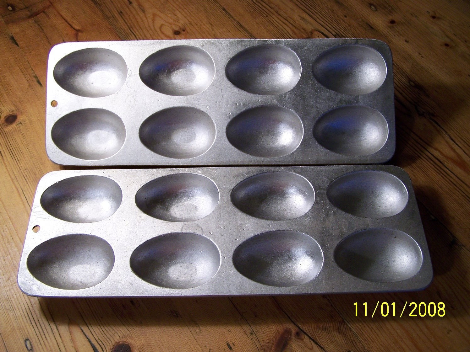 Vintage Egg Shaped Molds