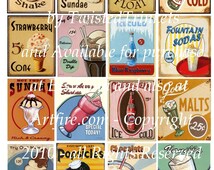 Unique malt shop signs related items | Etsy