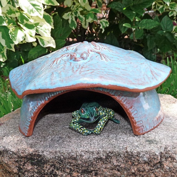 Ceramic Toad Abode House For Green Gardening