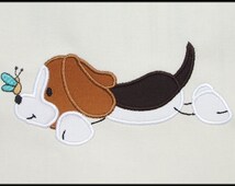 Unique beagle embroidery related items | Etsy