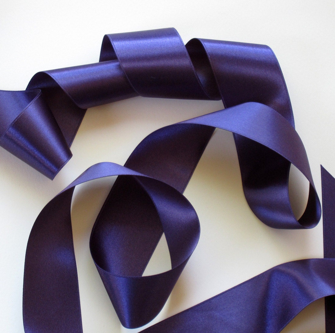 3Y Plum Satin Ribbon