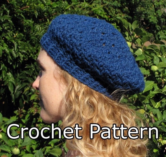 Items similar to PDF Crochet Pattern- Lacy Tam on Etsy
