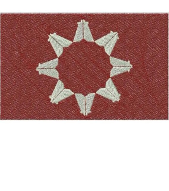 SIOUX NATIVE AMERICAN FLAG Embroidery Design